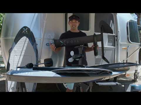 Alpha 1/2 - Full Length Foil Configuration Aluminum Base/Mast/Fuselage | XFoil - Surf or Fly